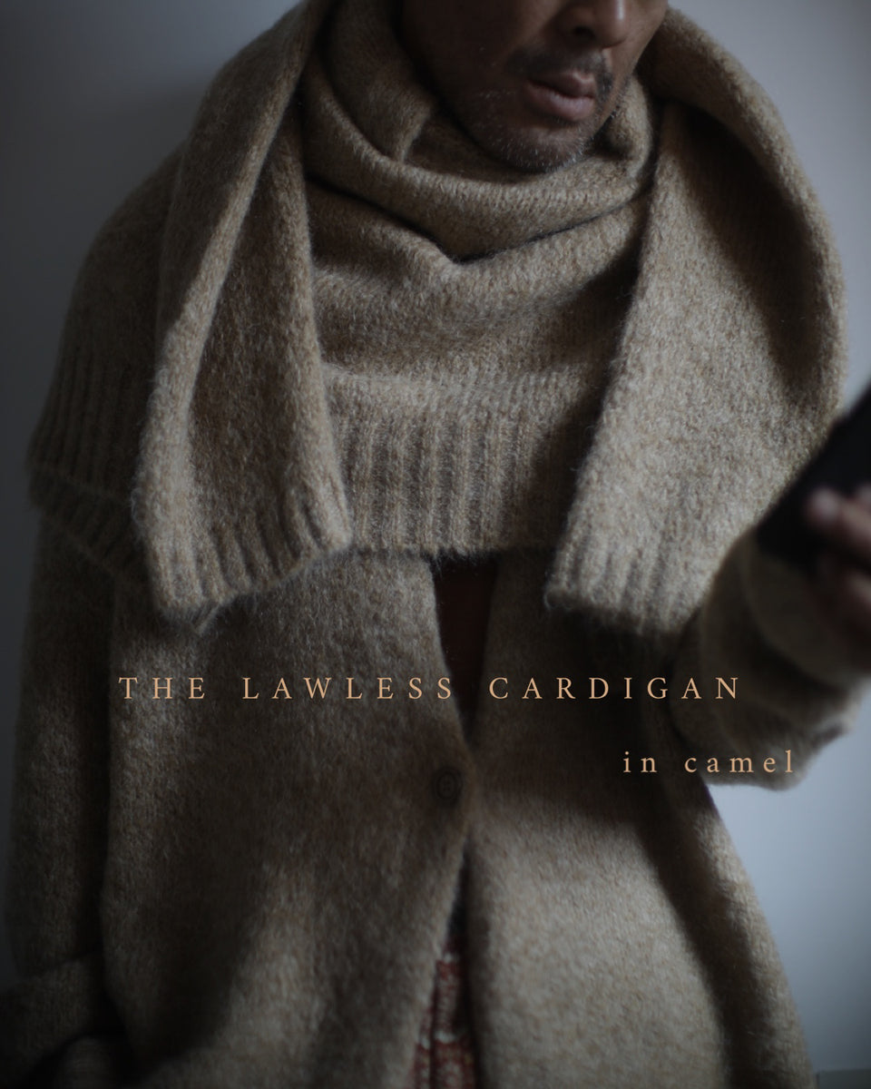 LAWLESS MOHAIR CARDIGAN (CAMEL) – 30MENU